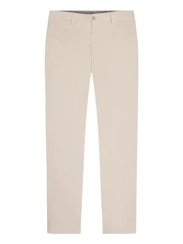 Bugatchi Stretch Cotton Corduroy Pants - Snow