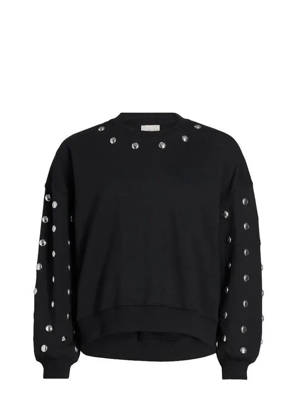 Cinq À Sept Brandy Studded Sweatshirt - Black