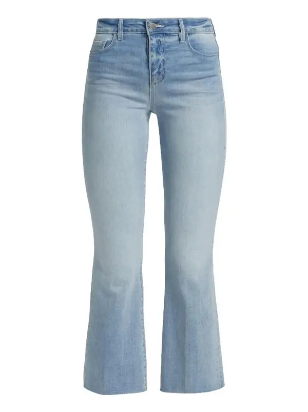 L'Agence Kendra Flared Crop Jeans - Dorian