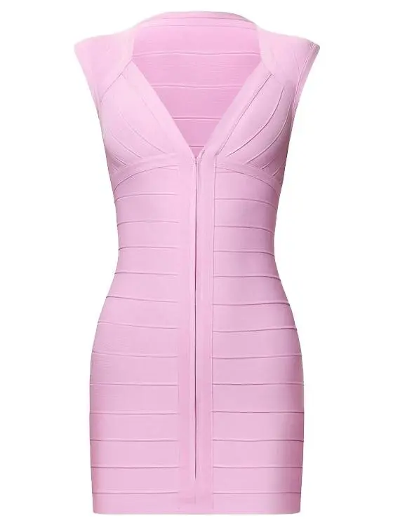 Herve Leger 40th Anniversary The Red Carpet Minidress - Aster