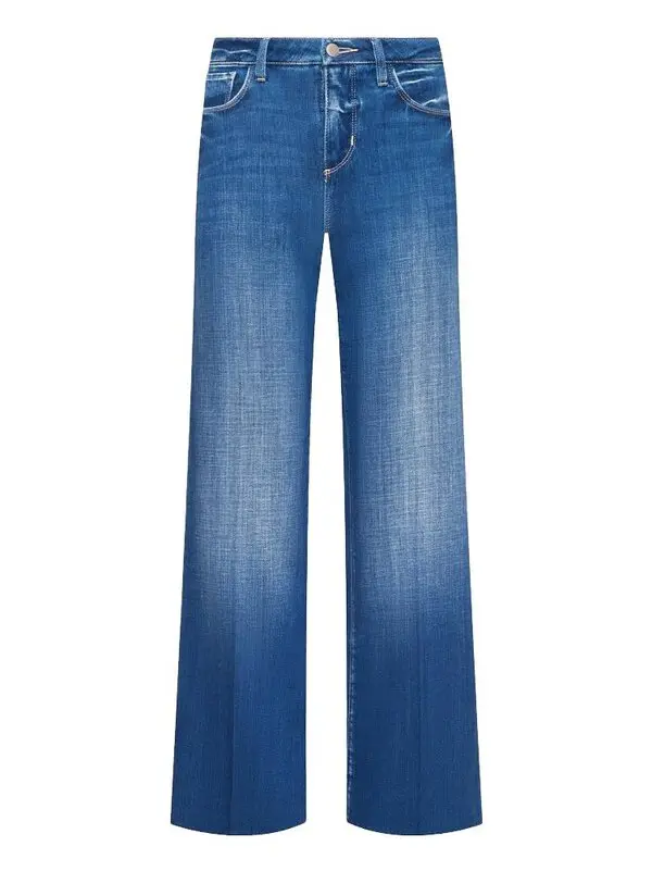 L'AGENCE Scottie High-rise Wide-leg Jeans - Hasting