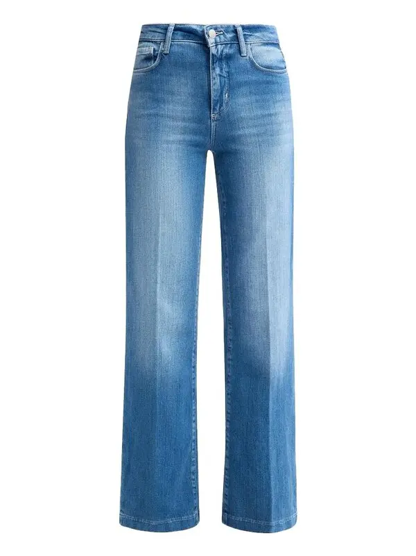 L'Agence Scottie High-rise Wide-leg Jeans - Sullivan