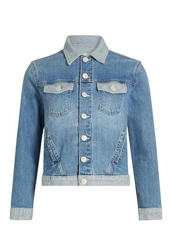 L'Agence Maven Slim Denim Jacket - Bexley