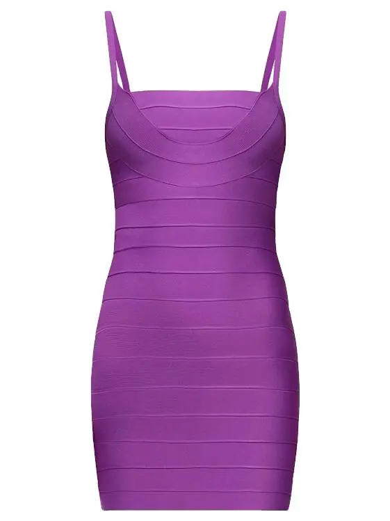 Herve Leger 40th Anniversary The Dance Floor Minidress - Pansy