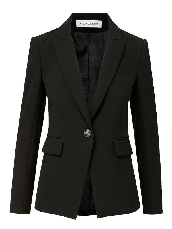 Veronica Beard Miller Peak-lapel Blazer - Black