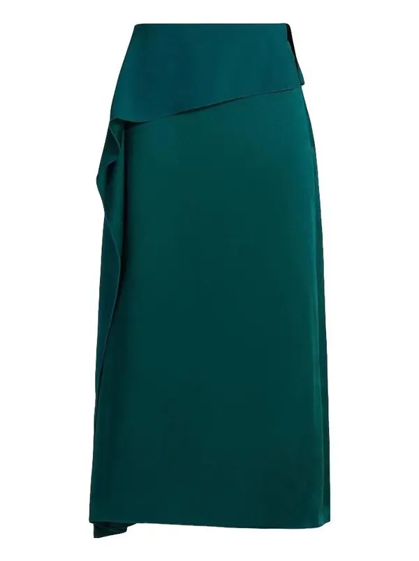 Erdem Draped A-line Midi-skirt - Tempest