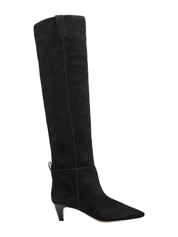 Michael Kors Daniela 50mm Suede Knee-high Boots - Black