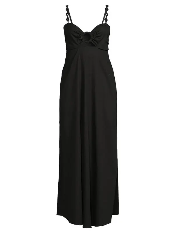 Peixoto Kenny Cut-out Cotton Maxi Dress - Black