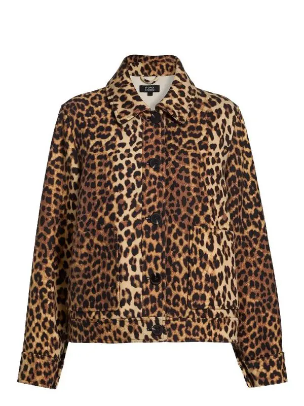 IF ONLY STUDIO Print Jacket - Leopard