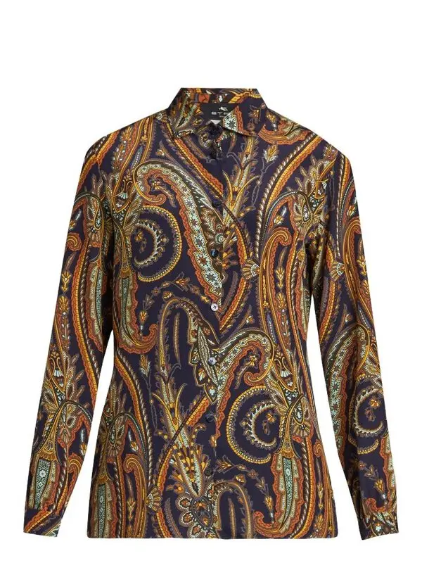 Etro Paisley Silk Shirt - Multi