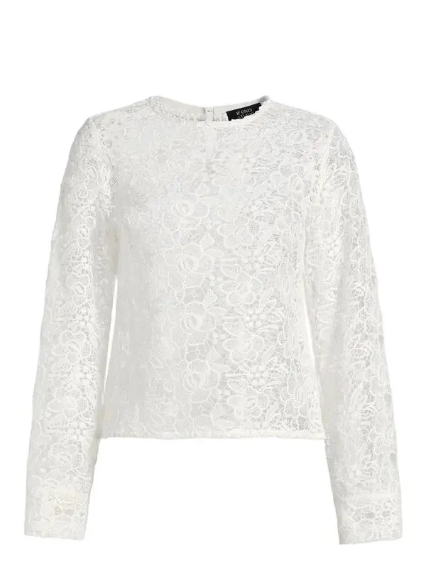 IF ONLY STUDIO Lace Top - Ecru