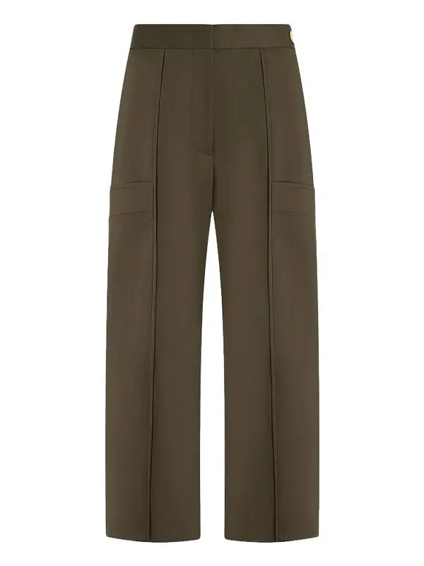 CALLAS MILANO Wyeth Cropped-leg Pants - Forest