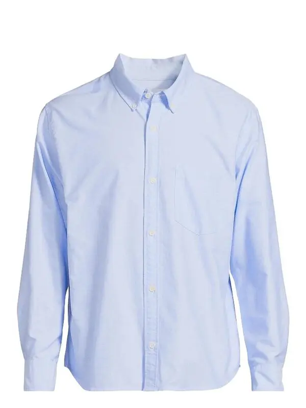 CORRIDOR Resonance Oxford Cotton Button-front Shirt - Chambray