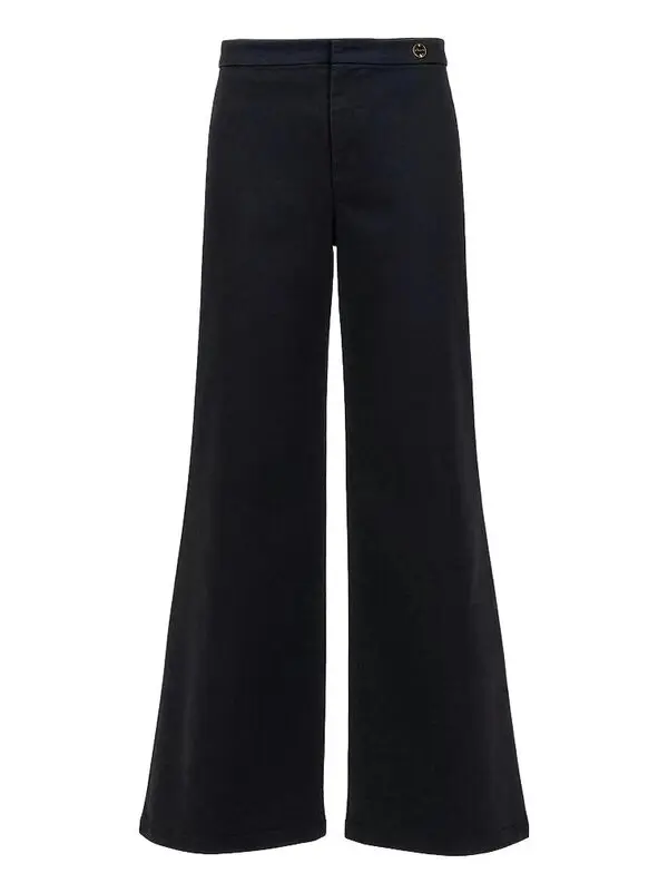 CALLAS MILANO Jane High Waist Flare Jeans Twill - Black