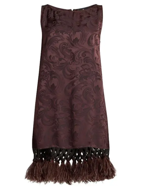 Etro Paisley Tassel Mini Dress - Multi