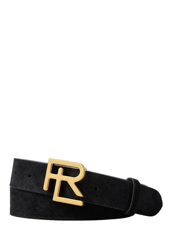 Polo Ralph Lauren Rl Suede Belt - Black