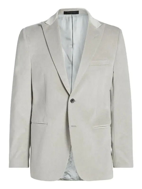 Corneliani Velvet Jacket - Silver