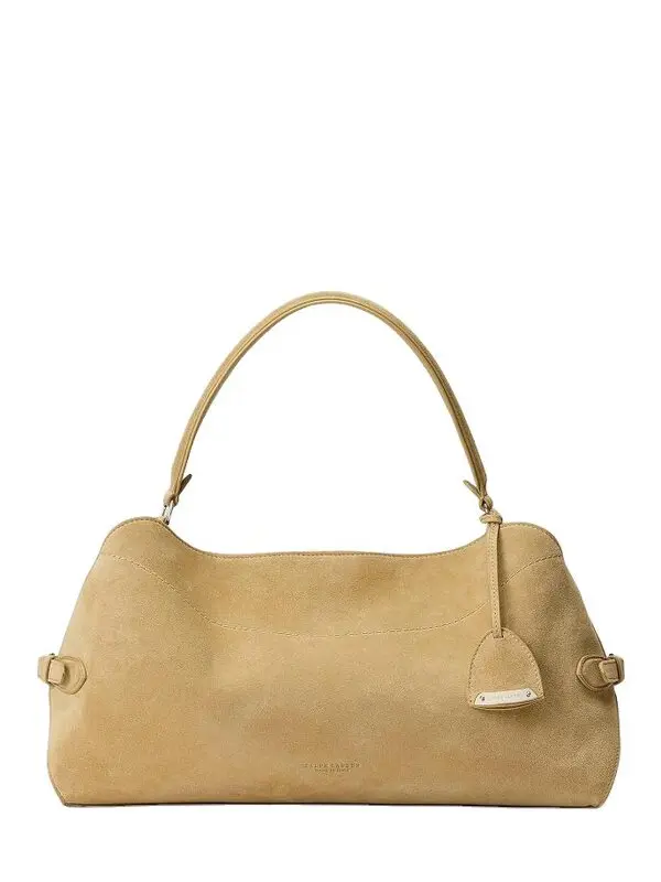 Ralph Lauren The Suede Shoulder Bag - Tan