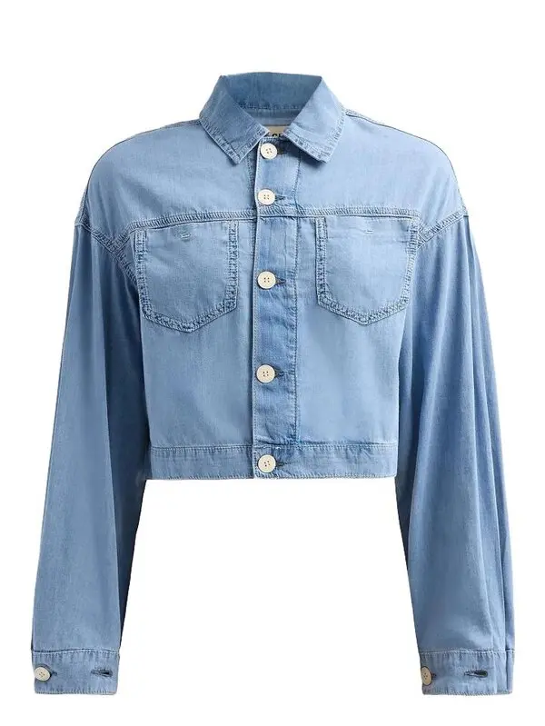L'Agence Gaines Balloon Sleeve Crop Jacket - Oxnard