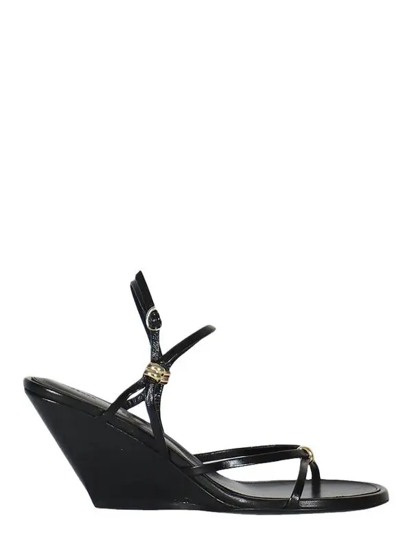 Proenza Schouler Coil 60mm Leather Sandals - Black
