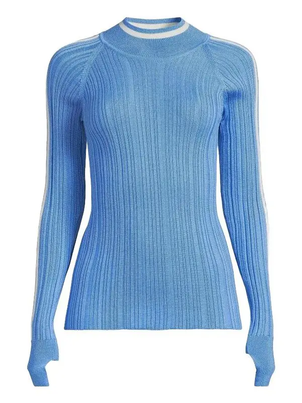 Cordova Saas Merino Wool-blend Ski Sweater - Azul