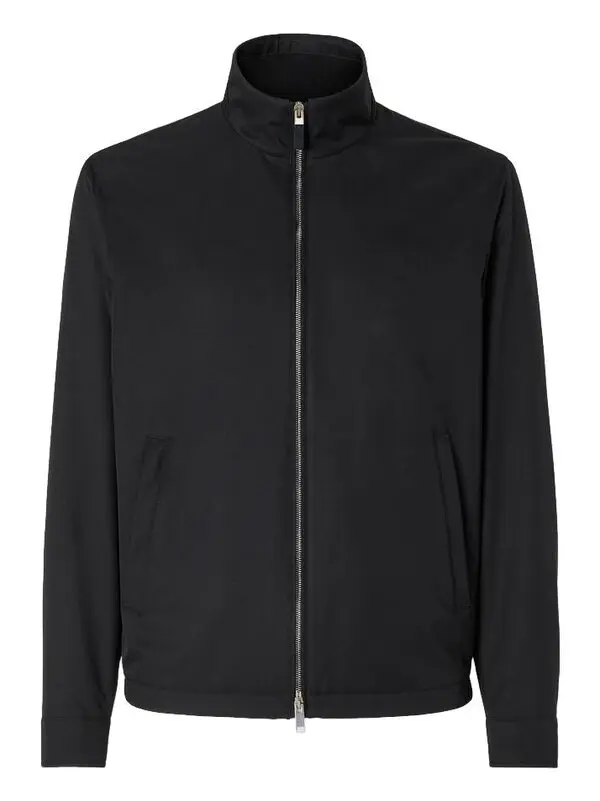 Zegna Microfiber Motorin 100cc Blouson Jacket - Black