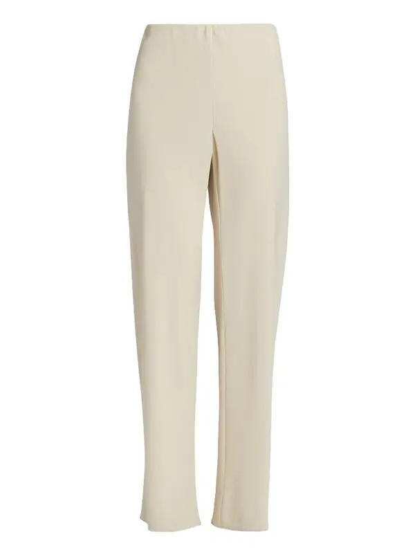 Vince Colette High-rise Crepe Bias Pants - Shell