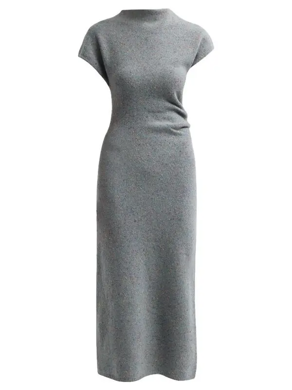 Proenza Schouler Abie Donegal-knit Wool Midi Dress - Blue Multi