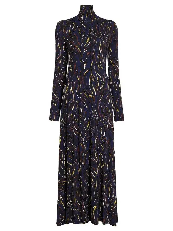 Proenza Schouler White Label Mabel Jersey Maxi Dress - Malbec Multi