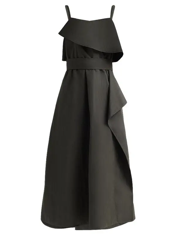 Proenza Schouler White Label Reign Cotton-blend Midi Dress - Willow
