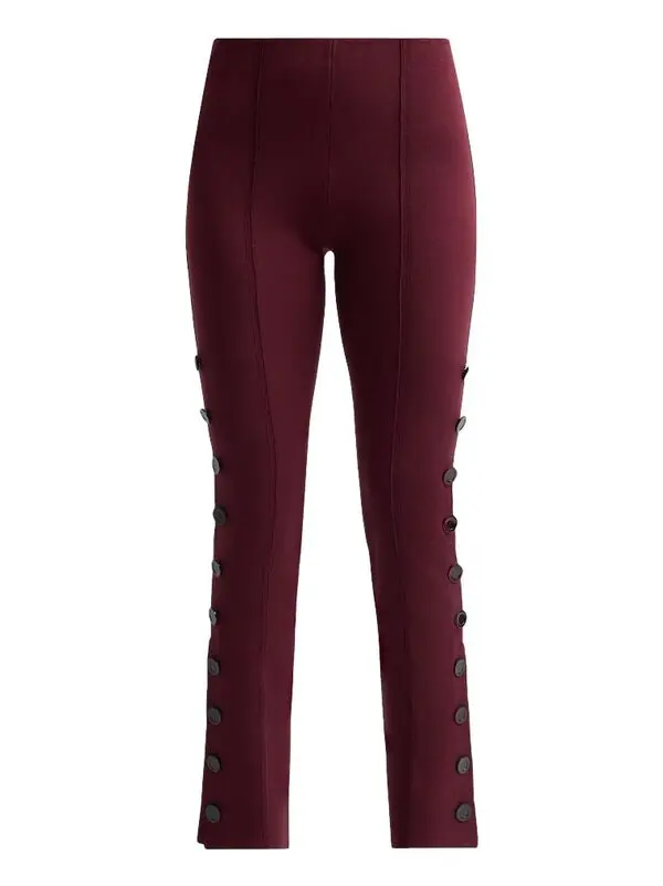 Proenza Schouler Martina Button Pants - Amarone