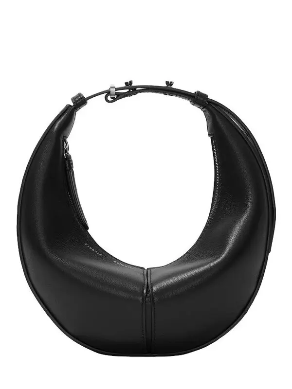 Proenza Schouler Mini Leather Slide Shoulder Bag - Black