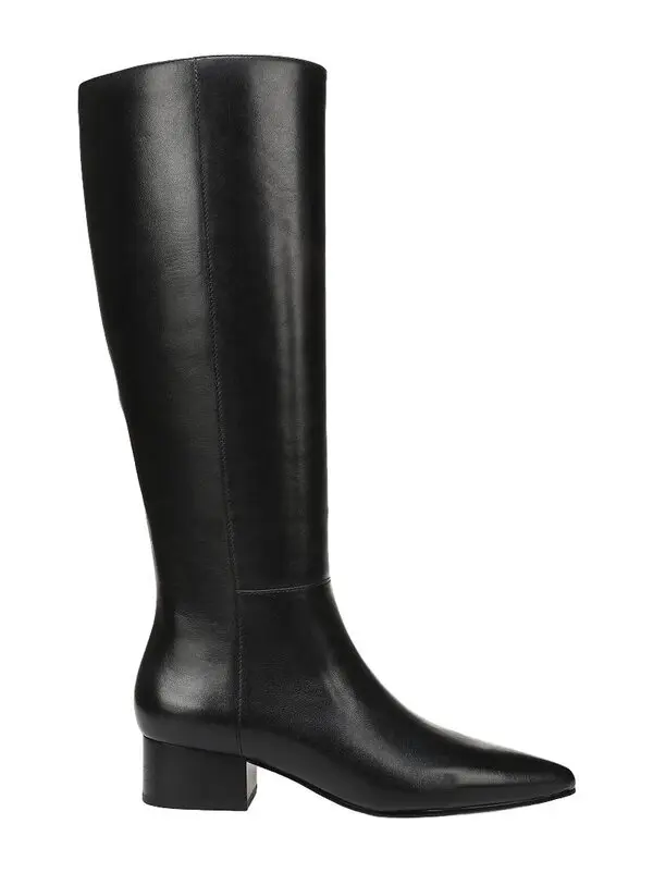 Vince Adan 40mm Leather Knee-high Boots - Black