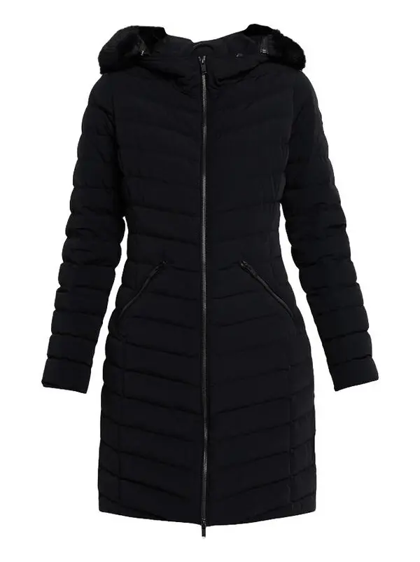 Moose Knuckles Andesite Shearling & Down Parka - Black
