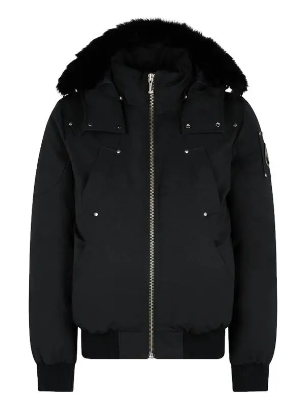 Moose Knuckles Originals Ballistic Regular-fit Puffer Bomber Jacket - Black