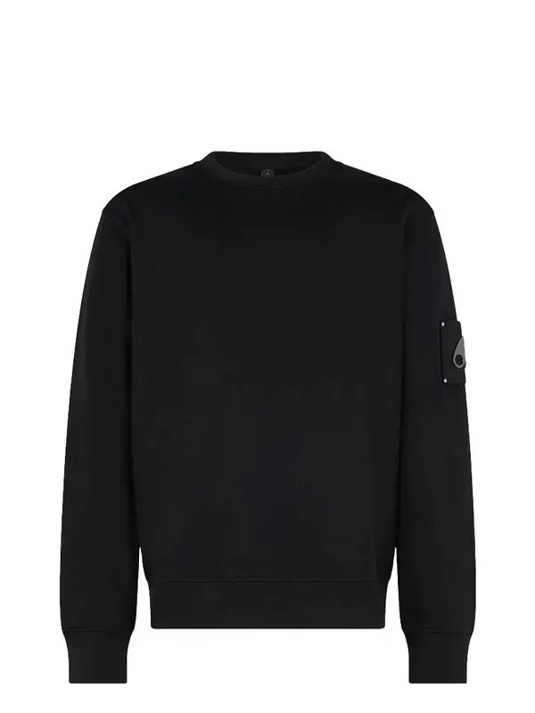Moose Knuckles Icon Sportswear Hartsfield Cotton Sweatshirt - Black