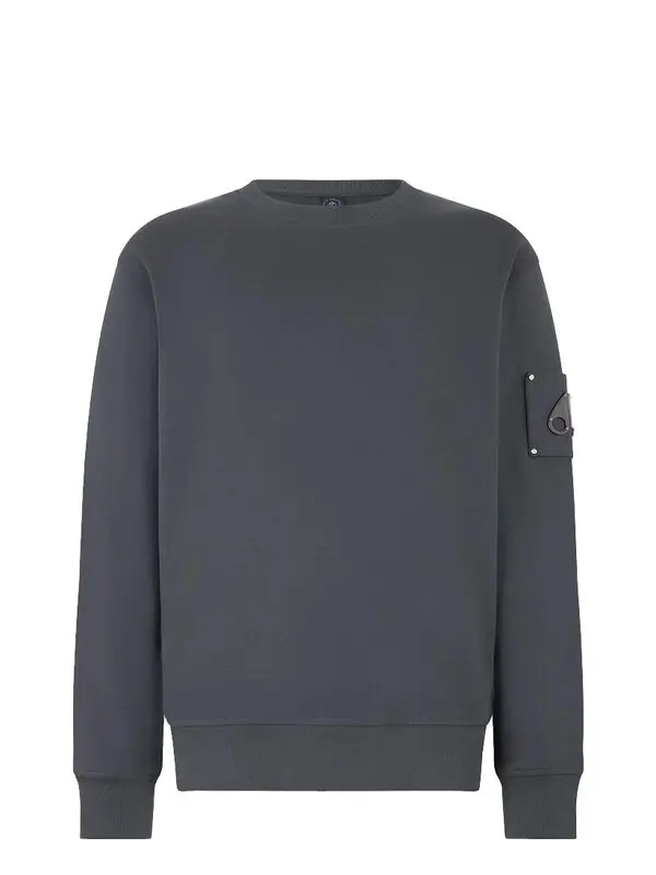 Moose Knuckles Icon Sportswear Hartsfield Cotton Sweatshirt - Cement