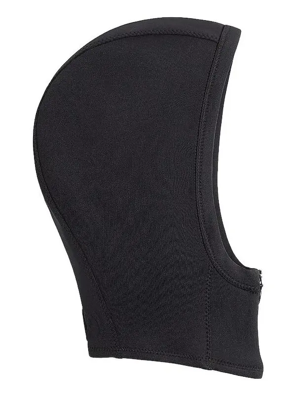 Valentino Garavani Vlogo Signature Jersey Hood With Zip - Black