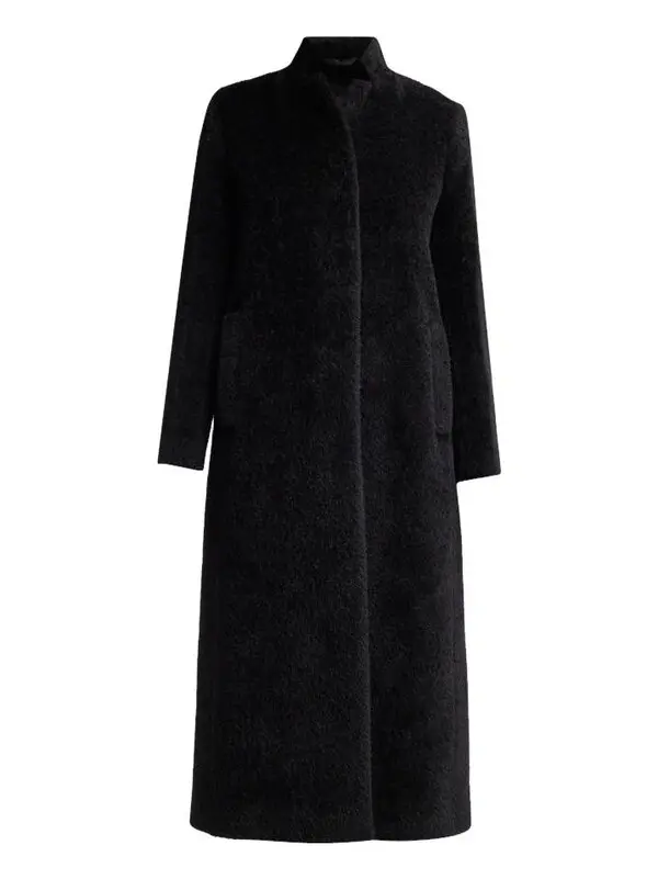 Cinzia Rocca Icons Wool & Alpaca-blend Longline Coat - Black