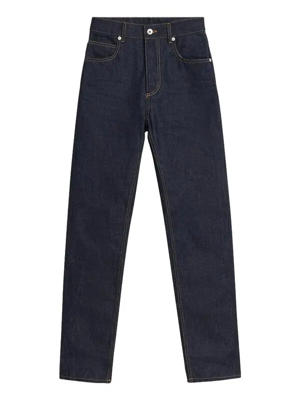 Bottega Veneta Mid-rise Straight-leg Jeans - Indigo