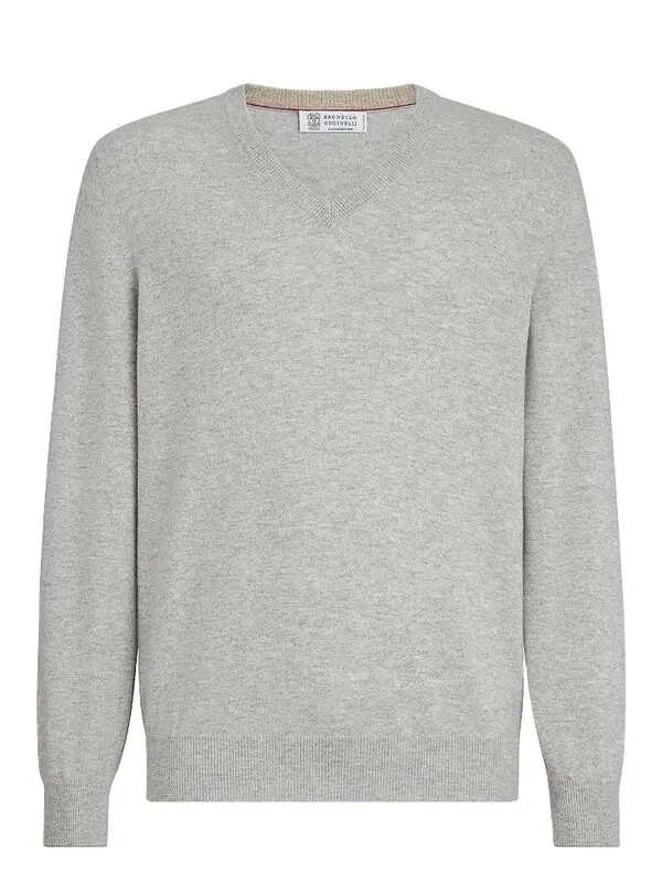 Brunello Cucinelli Cashmere Sweater - Pebble