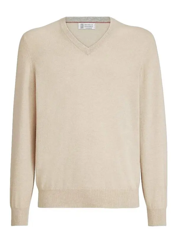 Brunello Cucinelli Cashmere Sweater - Sand