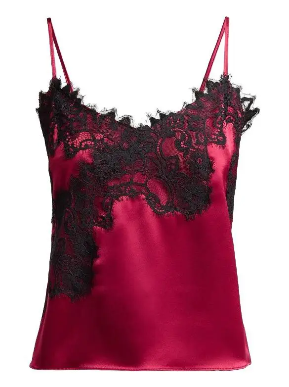 Cinq À Sept Sael Lace-trimmed Top - Beetred