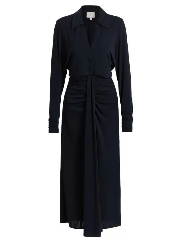 Cinq À Sept Seferina Midi-shirtdress - Navy