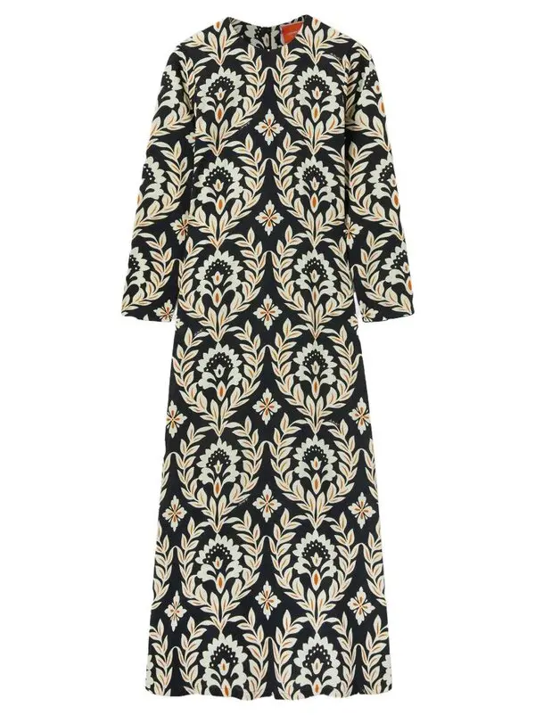 La DoubleJ Long Sleeve Swing Dress - Black
