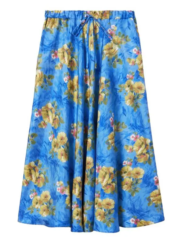 La DoubleJ Drawstring Skirt - Riptide Light Blue