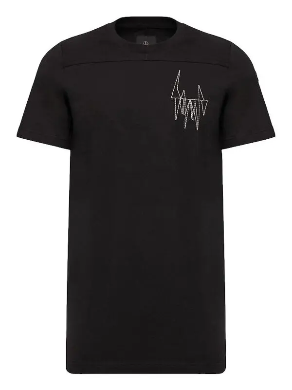 Moncler Rick Owens Girder Crew Neck T-shirt In Cotton - Black
