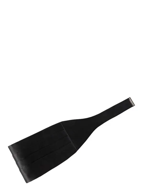 Brunello Cucinelli Silk And Cotton Satin Cummerbund - Black