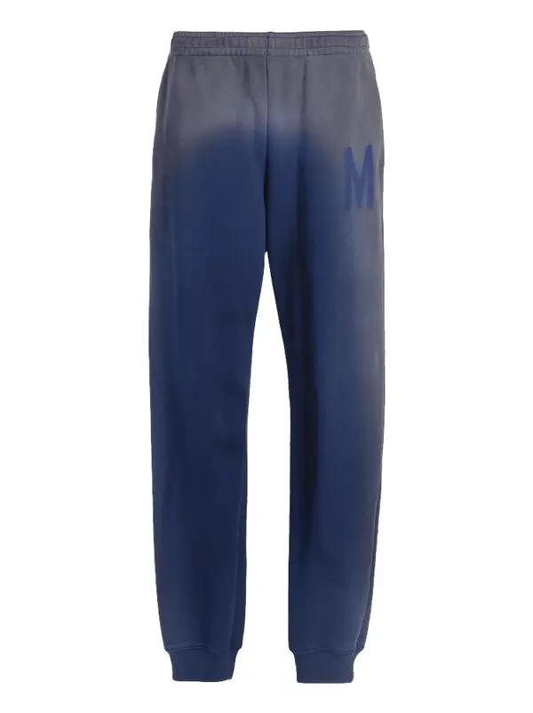 Moschino Logo Cotton Jogger Sweatpants - Blue