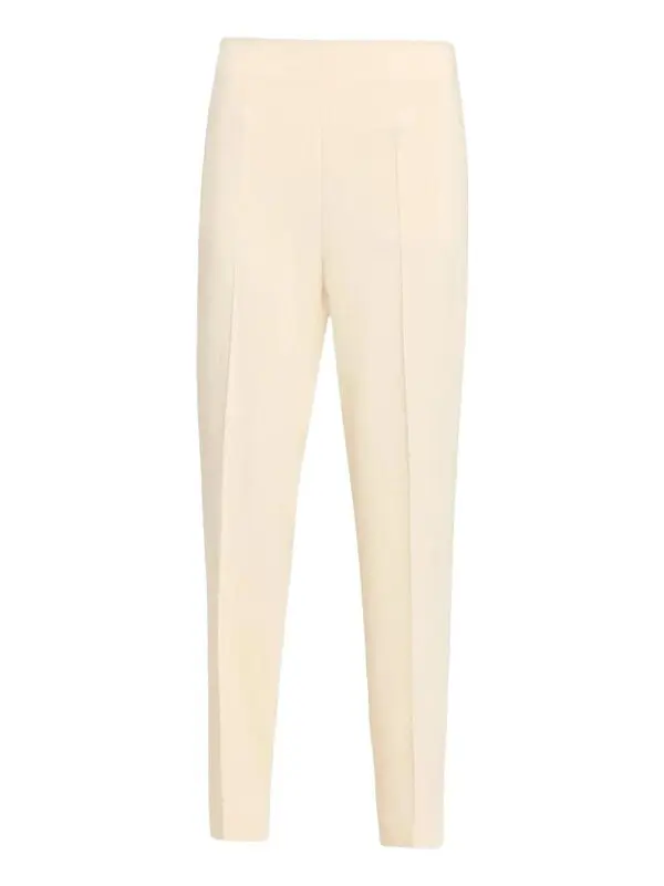 Alberta Ferretti Stretch Cady Trousers - Ivory